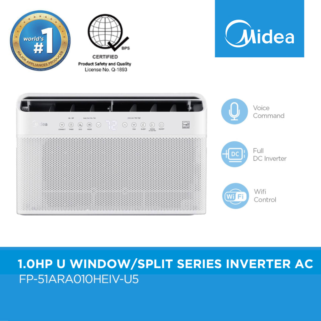 Midea U 1.5 hp Window Type Inverter – Midea Philippines